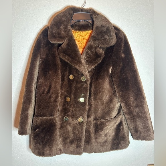 Sears | Jackets & Coats | Vintage Sears Fashions Faux Fur Coat Size 8 ...